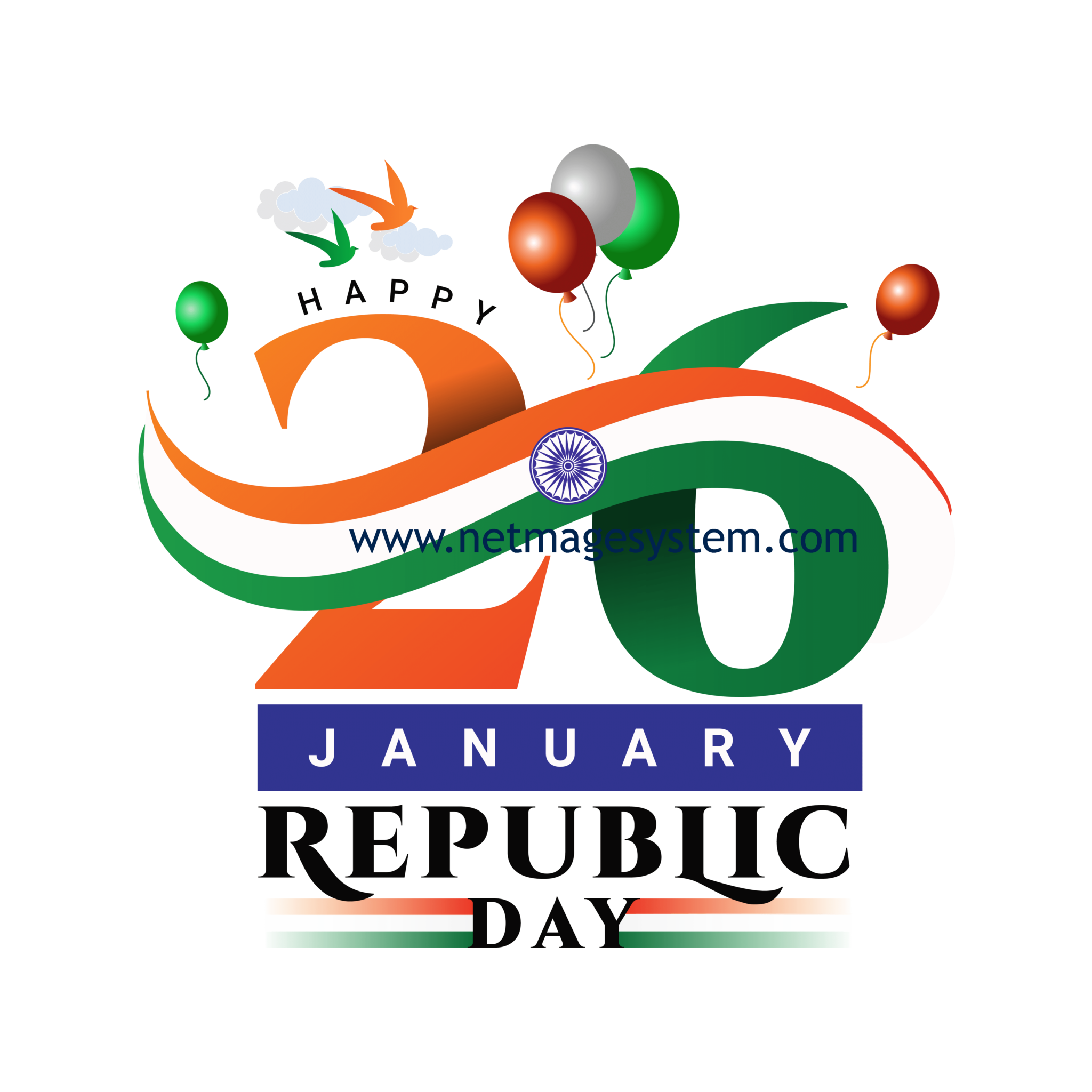 Happy Republic Day 2024 - Free Download Images & Poster