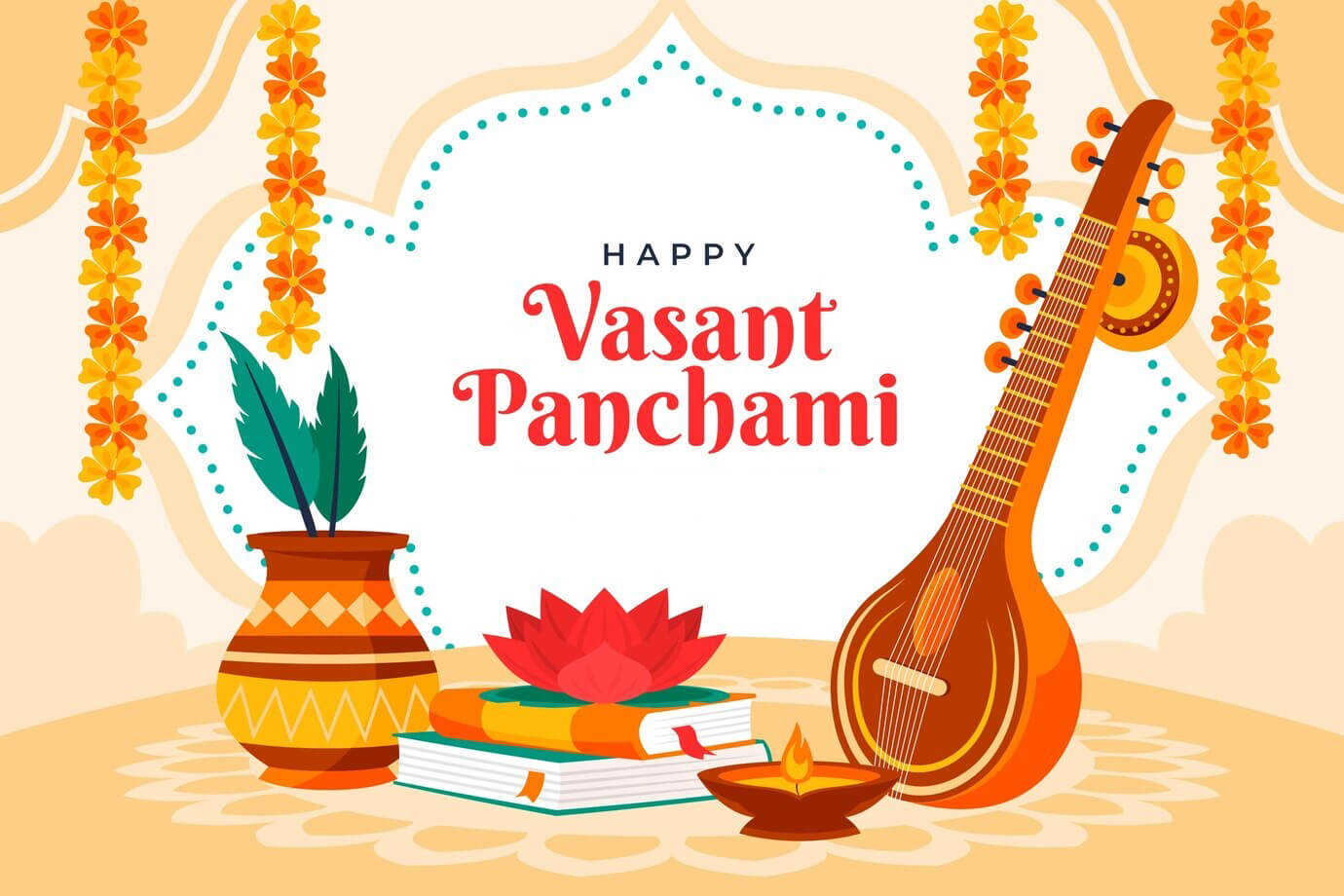 Basant Panchami 2024 - Free HD Images and Poster Download
